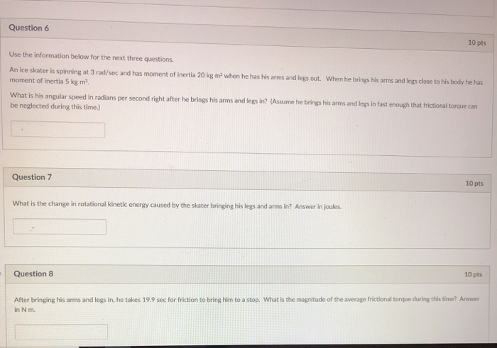 Solved Question 6 10 pts Use the information below for the | Chegg.com Solved Question 6 10 pts Use the information below for the | Chegg.com