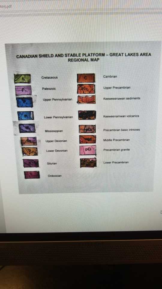 Solved N-GEOL X GEOLOGIC MAP INTERPRETATIO X | Chegg.com