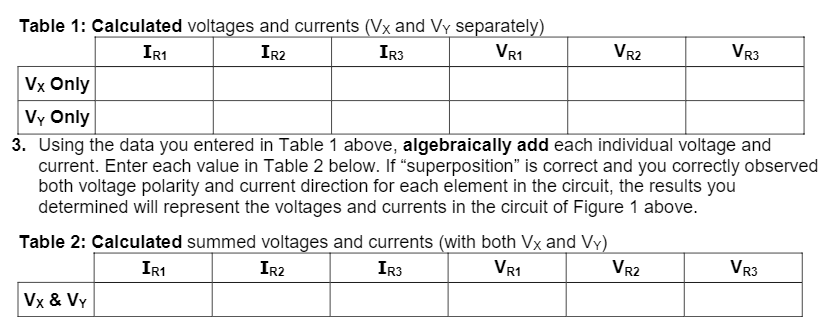 Solved R1 4.7k R2 3.3k R3 2.2k Marked: Measured: 1. Use | Chegg.com