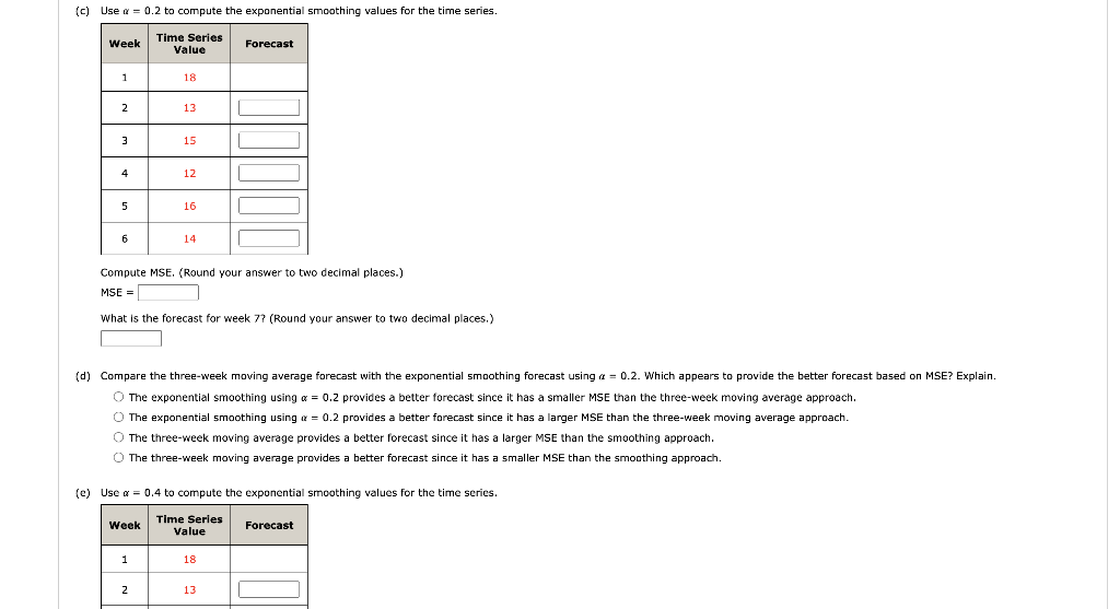 Solved A Construct A Time Series Plotwhat Type Of Pattern 