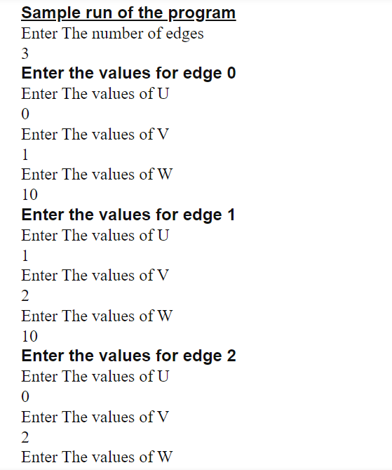 Solved Write a Java program for Dijkstra's algorithm for | Chegg.com