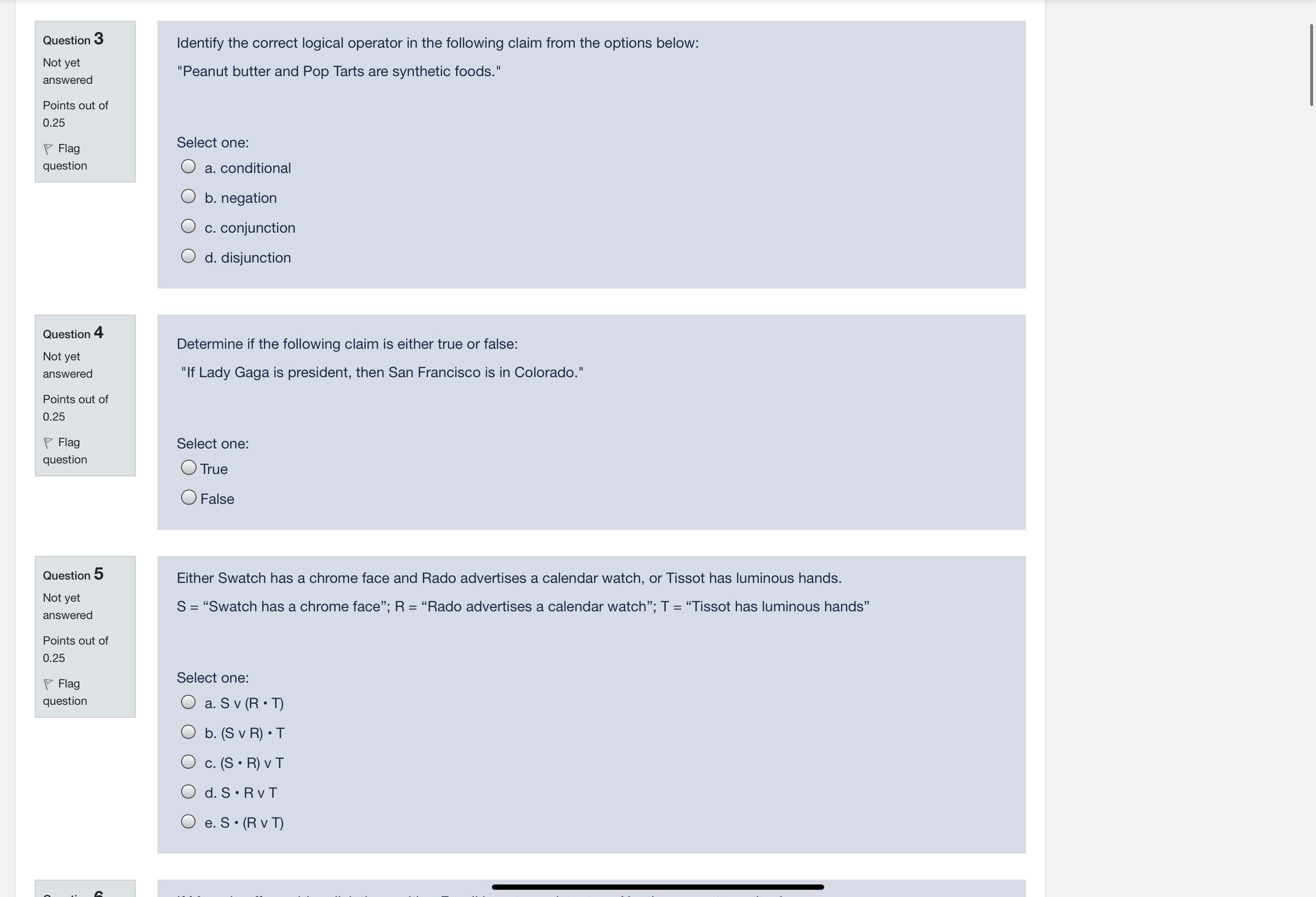 Solved Question 1 An invalid deductive argument can contain | Chegg.com
