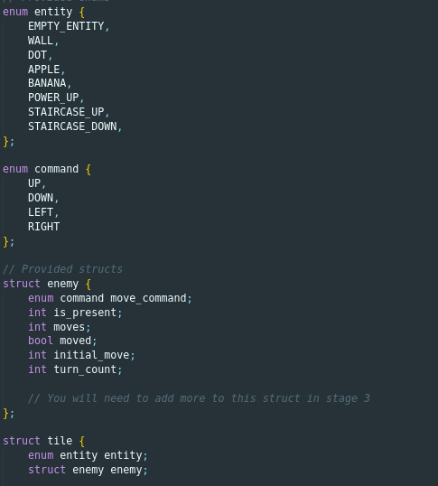 Solved host_movement(struct tile map[NUM_ROWS] [NUM_COLS]) | Chegg.com