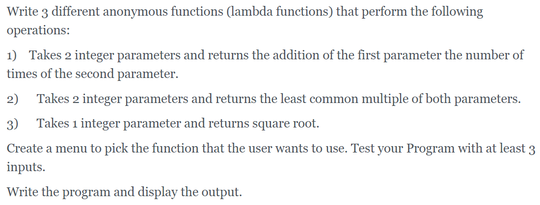 Solved please solve the following question using python | Chegg.com