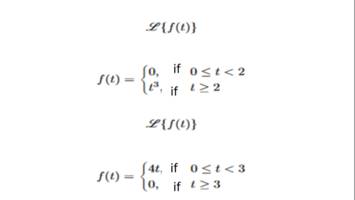 Solved find the laplace transforms | Chegg.com