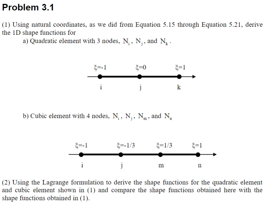 Solved (1) Using natural coordinates, as we did from | Chegg.com
