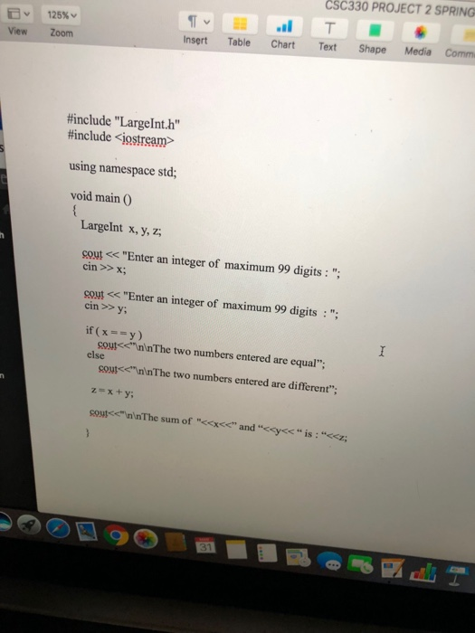 Solved Zoom Insert Table Chart TextShape Media Comment A | Chegg.com