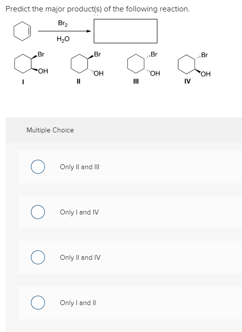 Solved Predict the major product of the following reaction. | Chegg.com