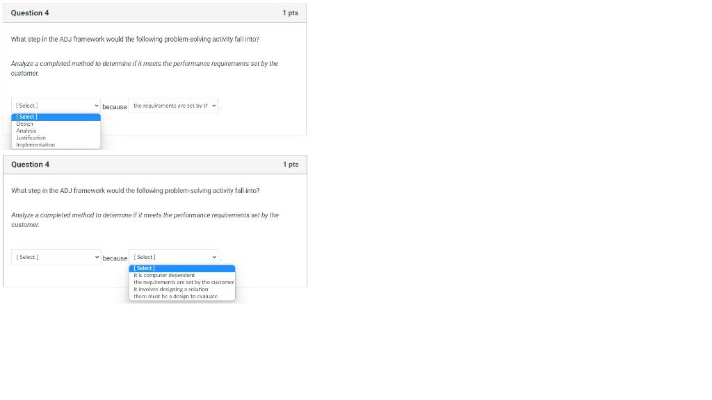Solved What step in the ADJ framework would the following | Chegg.com