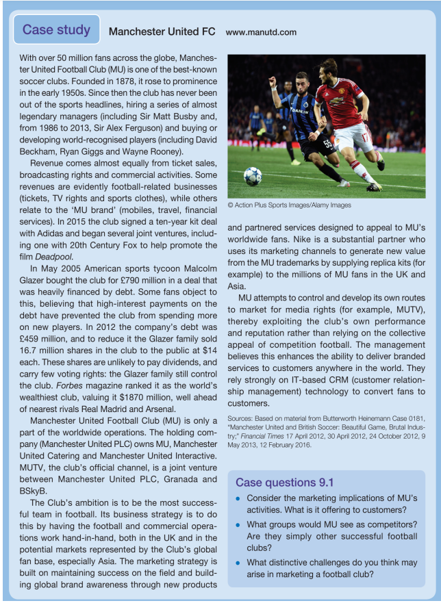 Solved Case study Manchester United FC www.manuta.com BARKAN | Chegg.com