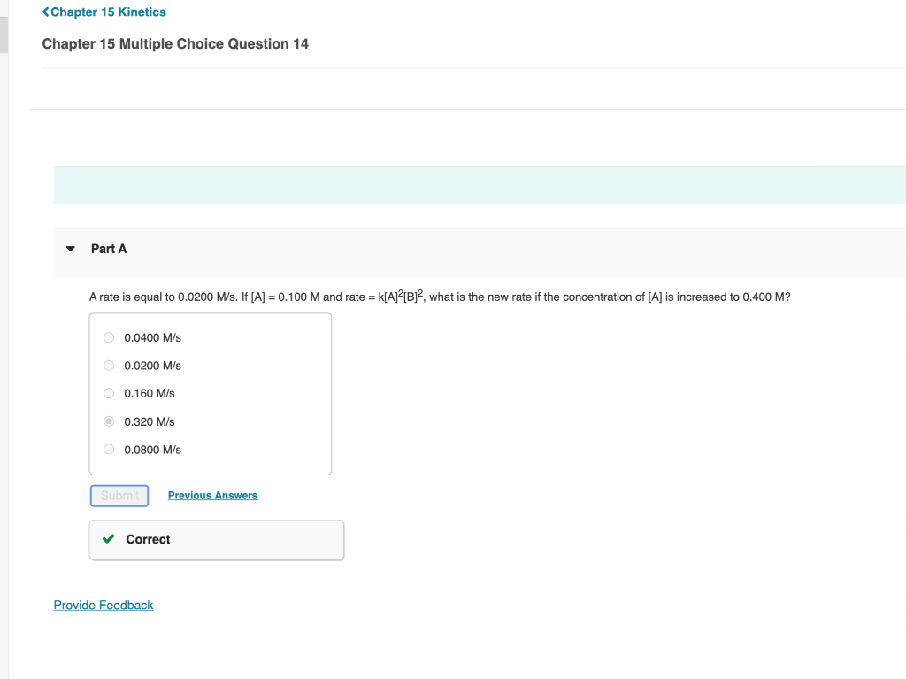Solved Chapter 15 Algorithmic Question 16 Part A The | Chegg.com
