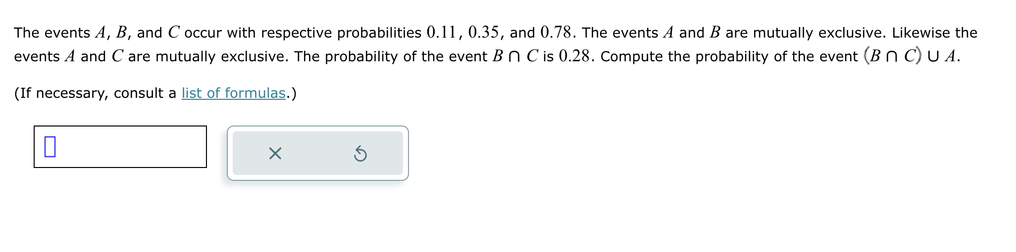 Solved The events A,B, and C occur with respective | Chegg.com