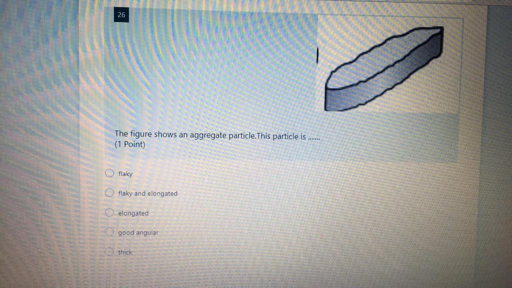 Solved 26 The figure shows an aggregate particle. This | Chegg.com