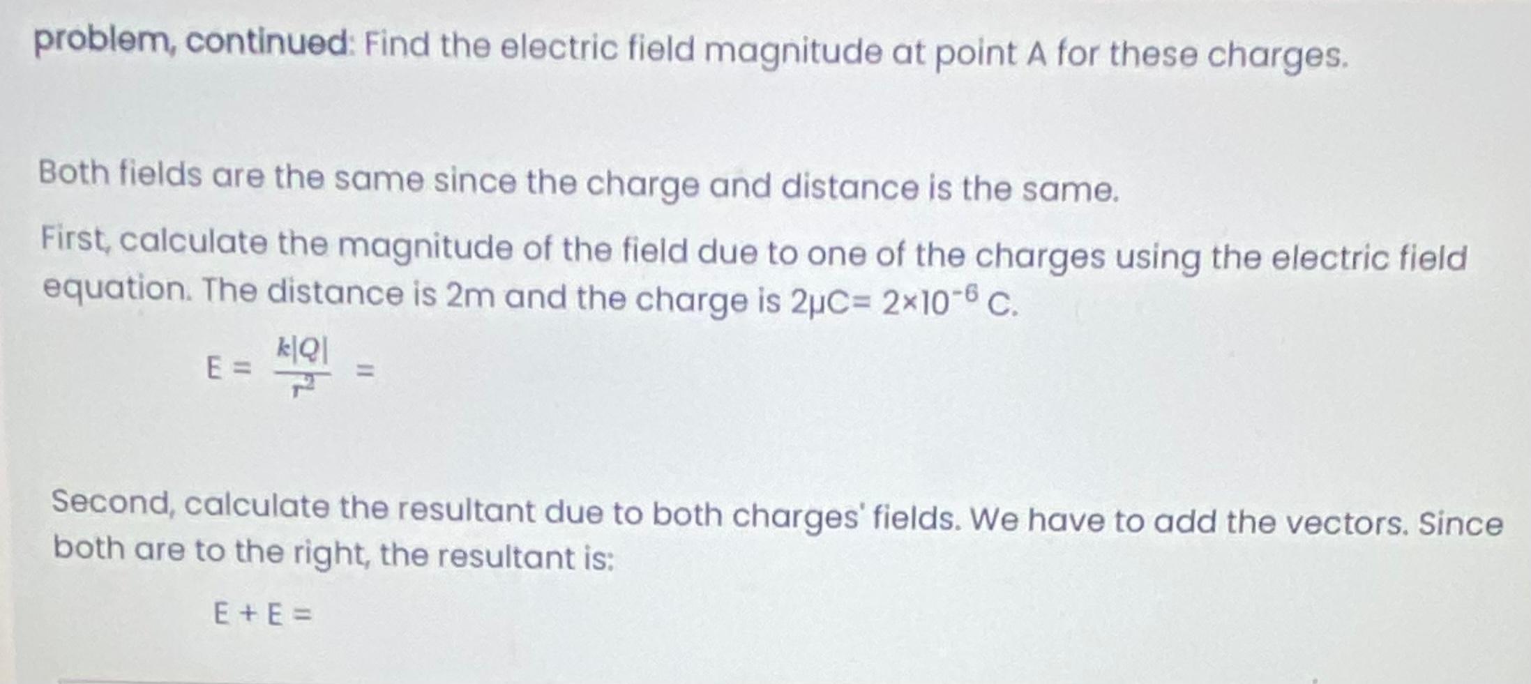 Solved fill-in example 1,part l: Finding the field direction | Chegg.com