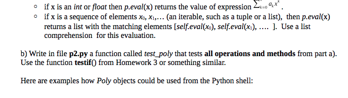 Solved Problem 2 Polynomials Design And Implement In File 0682