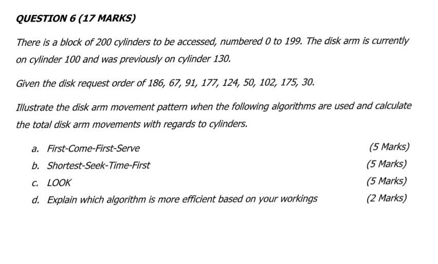 Solved QUESTION 6 (17 MARKS) There is a block of 200 | Chegg.com