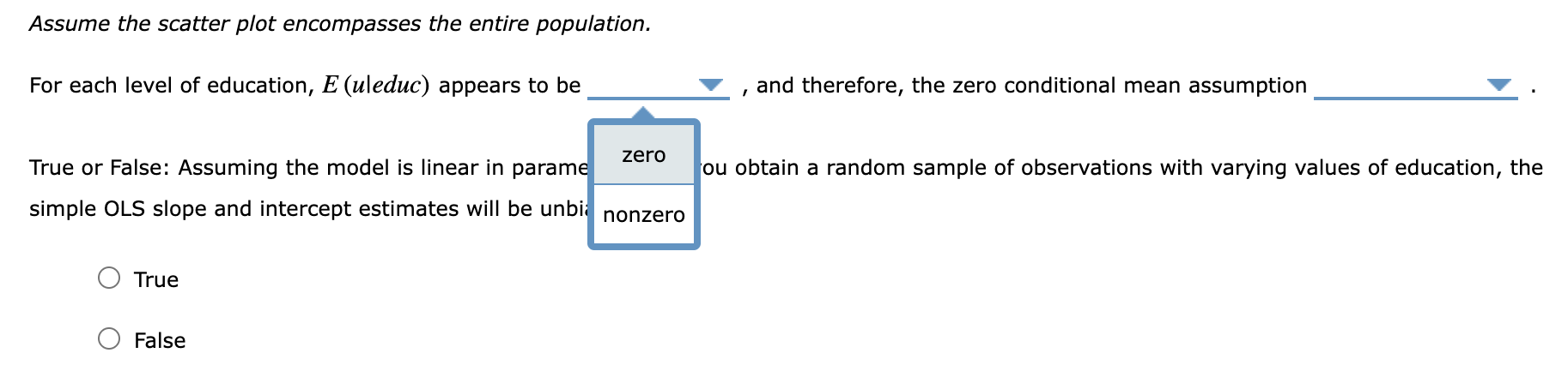 One crucial assumption in the simple linear | Chegg.com
