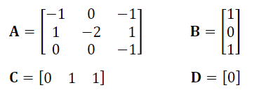 Solved Given the matrices of a system: a. Find the transfer | Chegg.com