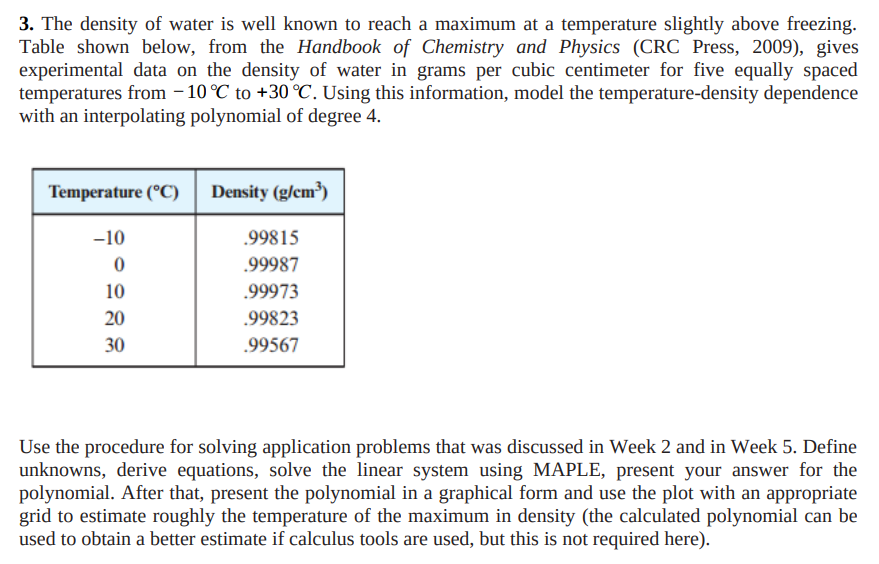 Solved READ: PLEASE SOLVE THIS USING MAPLE SOFTWARE AS I | Chegg.com