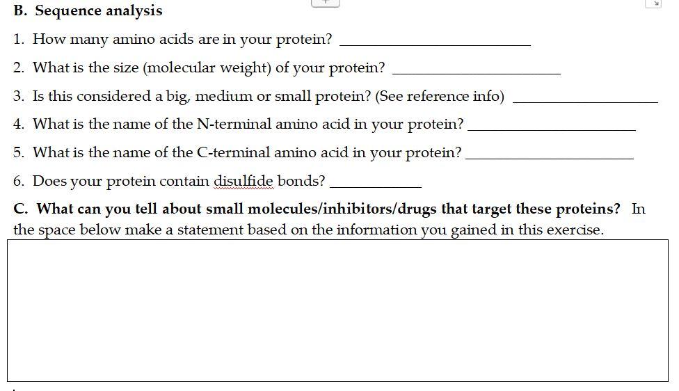 Solved Annotate EACH of the following proteins (a-c) based | Chegg.com