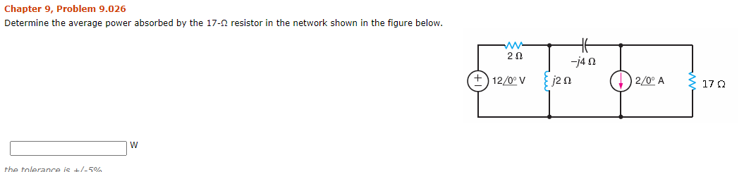 Solved Chapter 9 Problem 9026 Determine The Average Power 4761