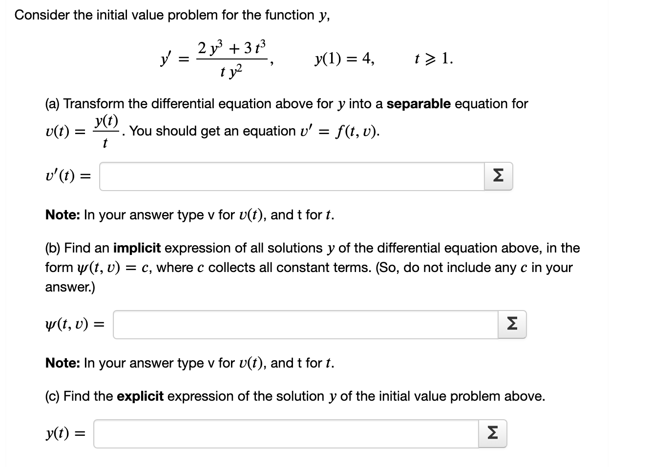 Solved Consider the initial value problem for the function | Chegg.com