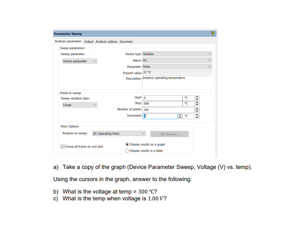 Solved Instruction Show Both The Circuit And Its Settings