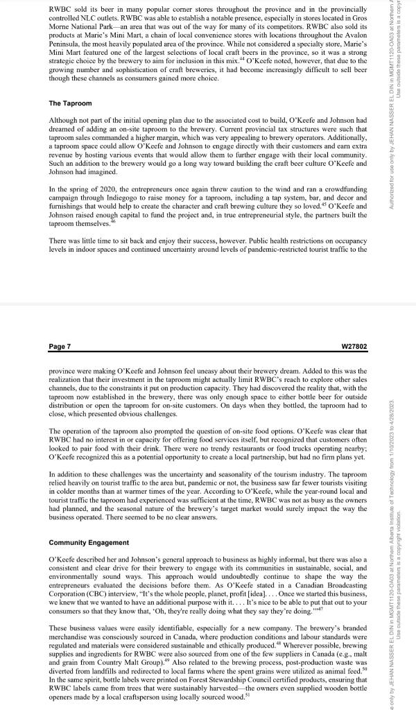 Solved 1, C.R.E.S.T analysis? Please refer to the table | Chegg.com