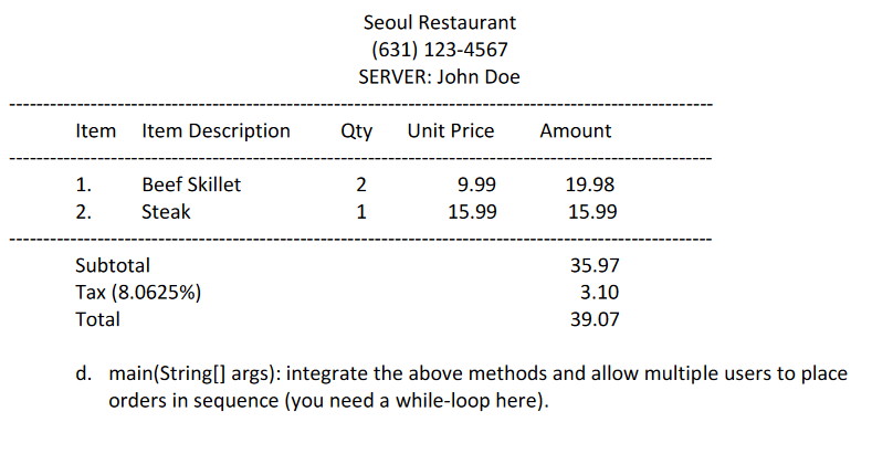 Solved Question set 5: ( Java ) Object Oriented- 1. Create a | Chegg.com