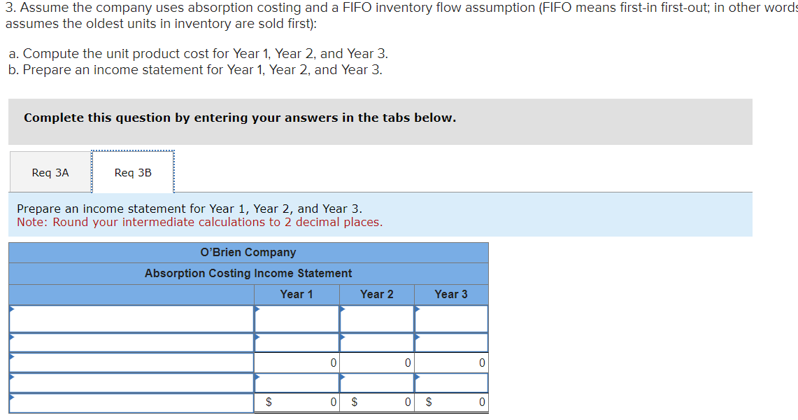 Solved Required information Case 6-29 (Algo) Variable and | Chegg.com