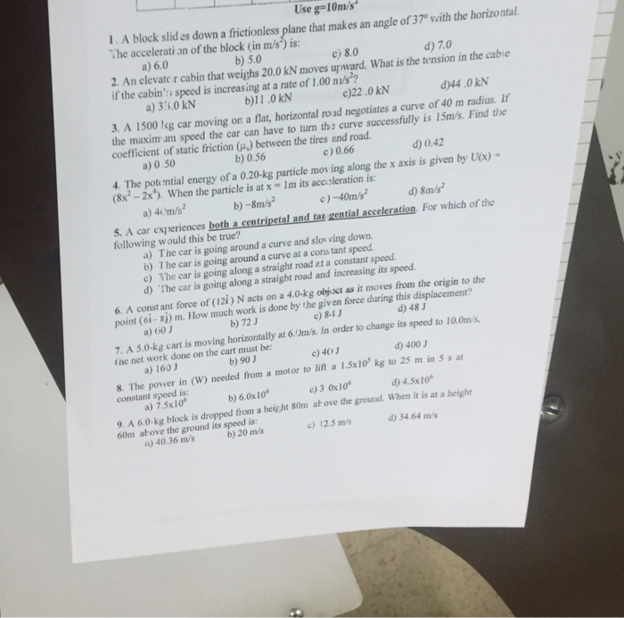 Physics Archive | December 17, 2018 | Chegg.com