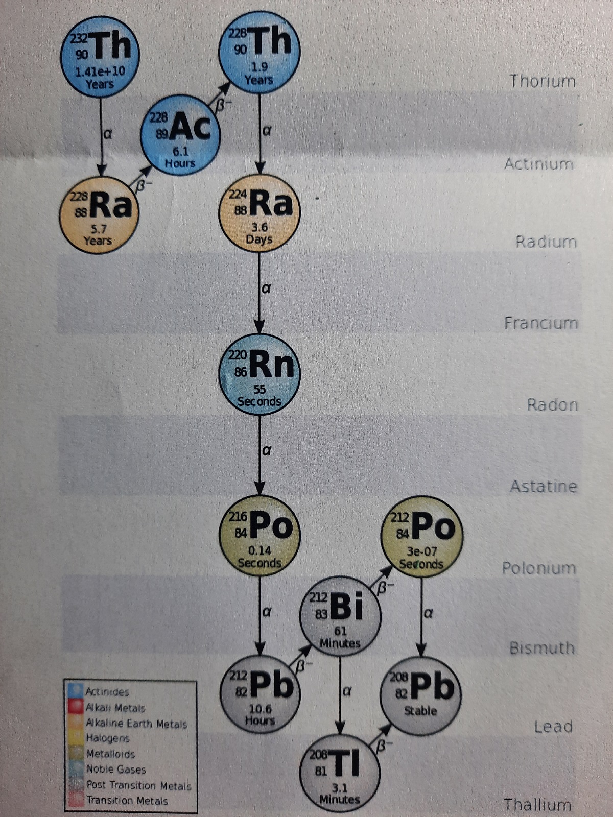 Solved The 23290Th nuclide is a frightening nucleus and | Chegg.com