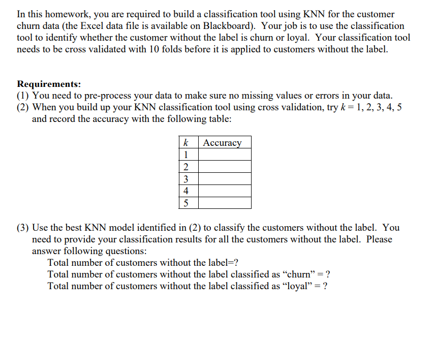 Solved In this homework, you are required to build a | Chegg.com