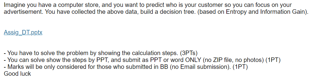 Solved Imagine you have a computer store, and you want to | Chegg.com