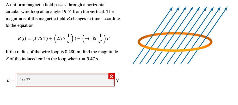 Solved A uniform magnetic field passes through a horizontal | Chegg.com