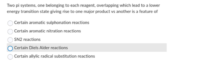 Solved Two pi systems, one belonging to each reagent, | Chegg.com