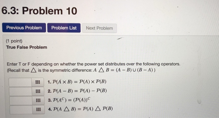 Solved 63 Problem 8 Previous Problem Problem Listnext 6167