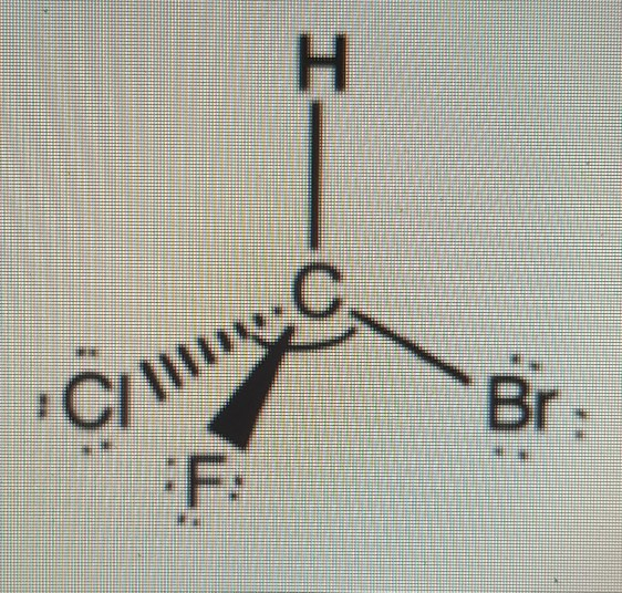 Solved What is the Cl-C-Br angle in the Lewis formula for | Chegg.com