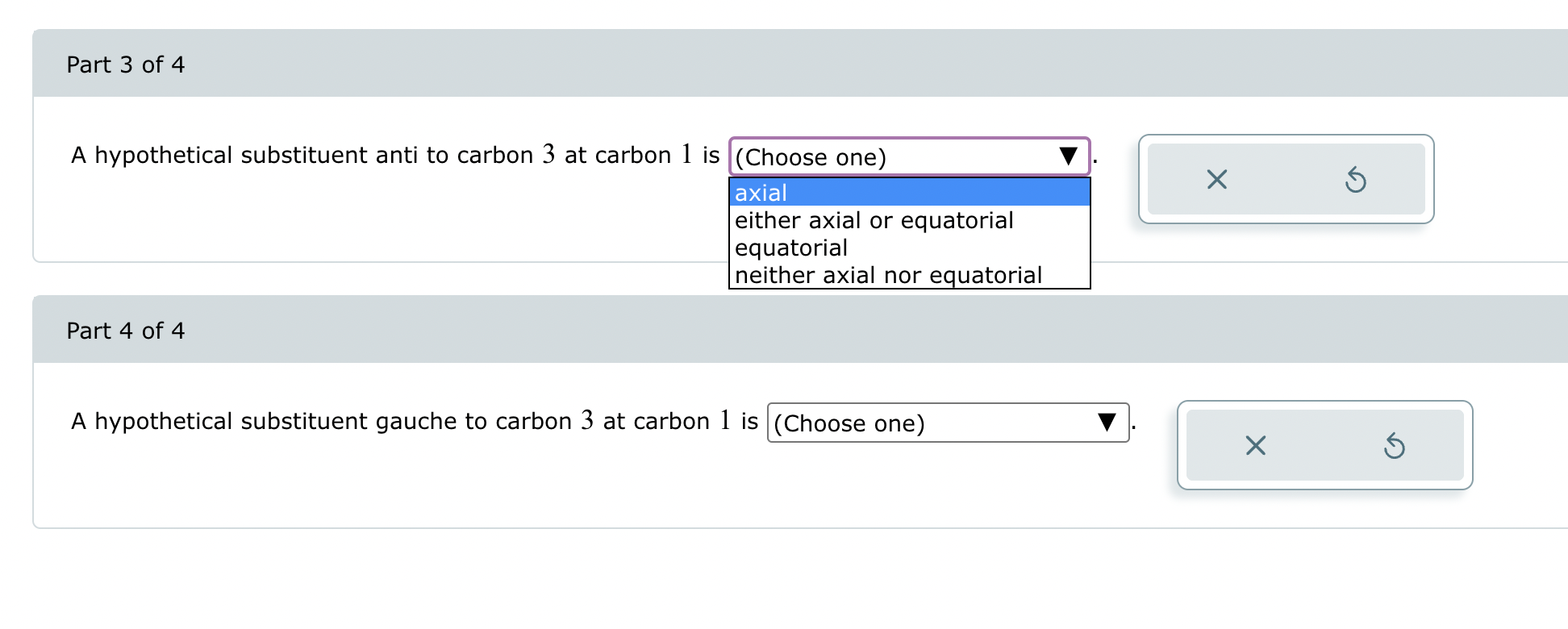 Part 3 ﻿of 4 ﻿Use the following partial structure to | Chegg.com