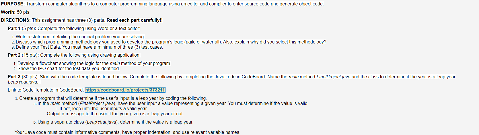 Solved PURPOSE: Transform computer algorithms to a computer | Chegg.com