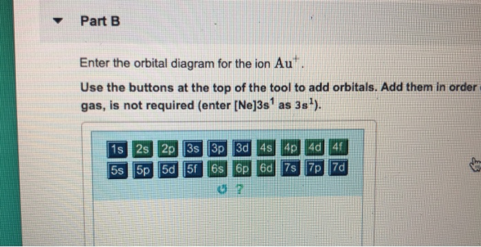 Enter The Orbital Diagram For The Ion Au - Wiring Site Resource