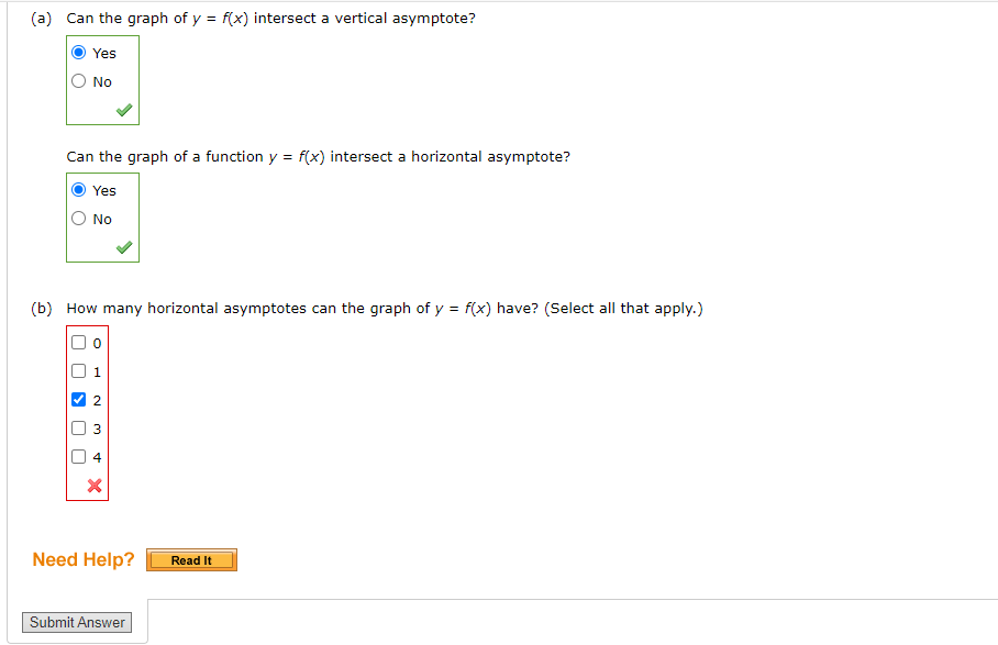 Solved (a) Can the graph of y=f(x) intersect a vertical | Chegg.com