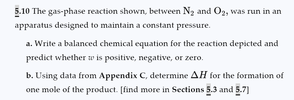 Solved . Using data from Appendix C, determine for the | Chegg.com
