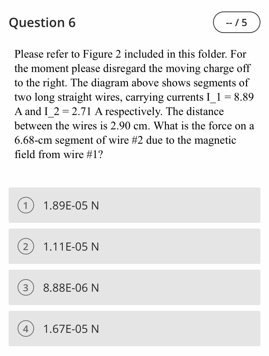 Solved Ii 12 Question 6 -- / 5 Please refer to Figure 2 | Chegg.com