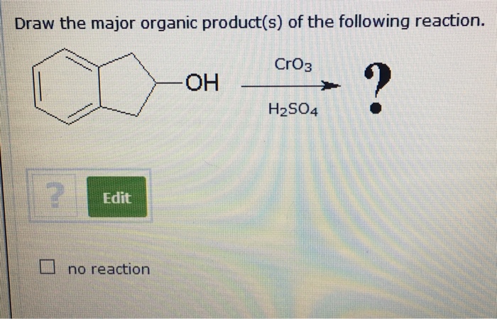 Solved Draw the major organic product(s) of the following | Chegg.com