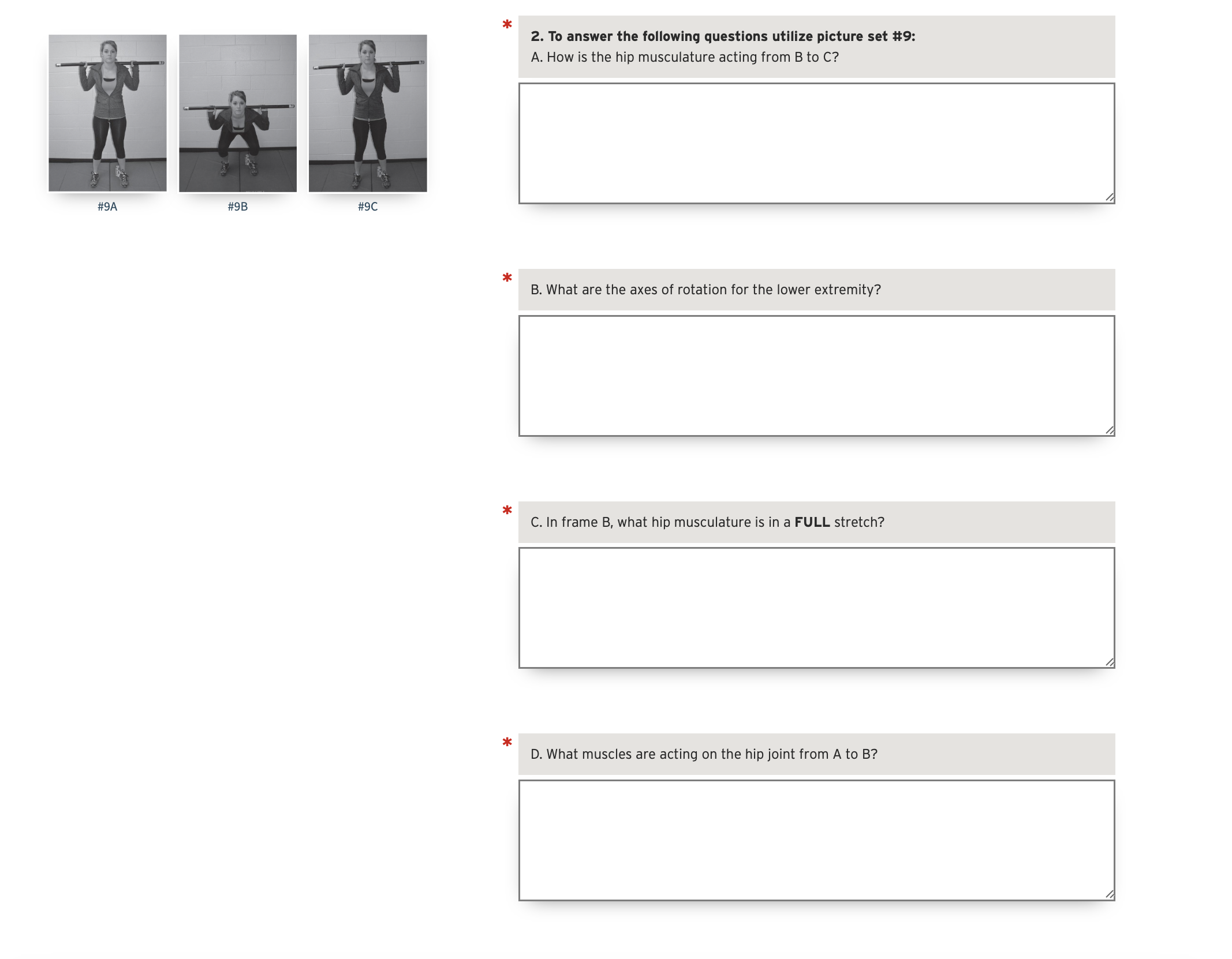 Solved B. What are the axes of rotation for the lower | Chegg.com