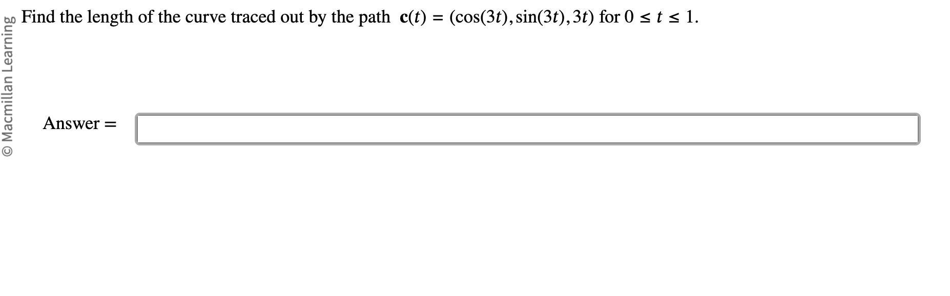 Solved Find the length of the curve traced out by the path | Chegg.com