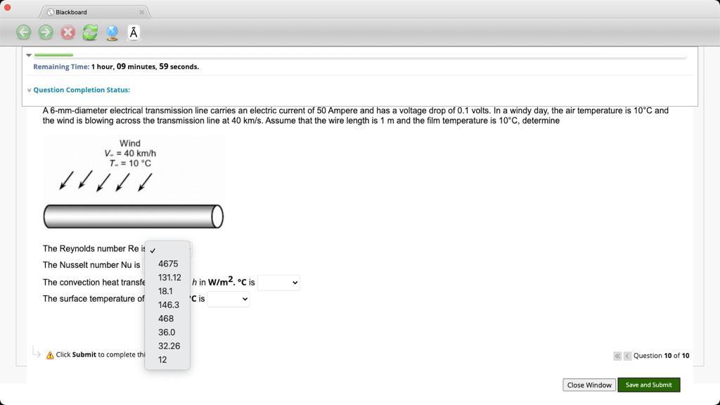 Solved Blackboard A Remaining Time: 1 hour, 10 minutes, 06 | Chegg.com