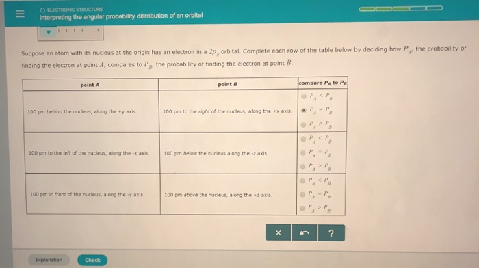 Solved 0ELECTRONIC STRUCTURE Interpreting the angular | Chegg.com