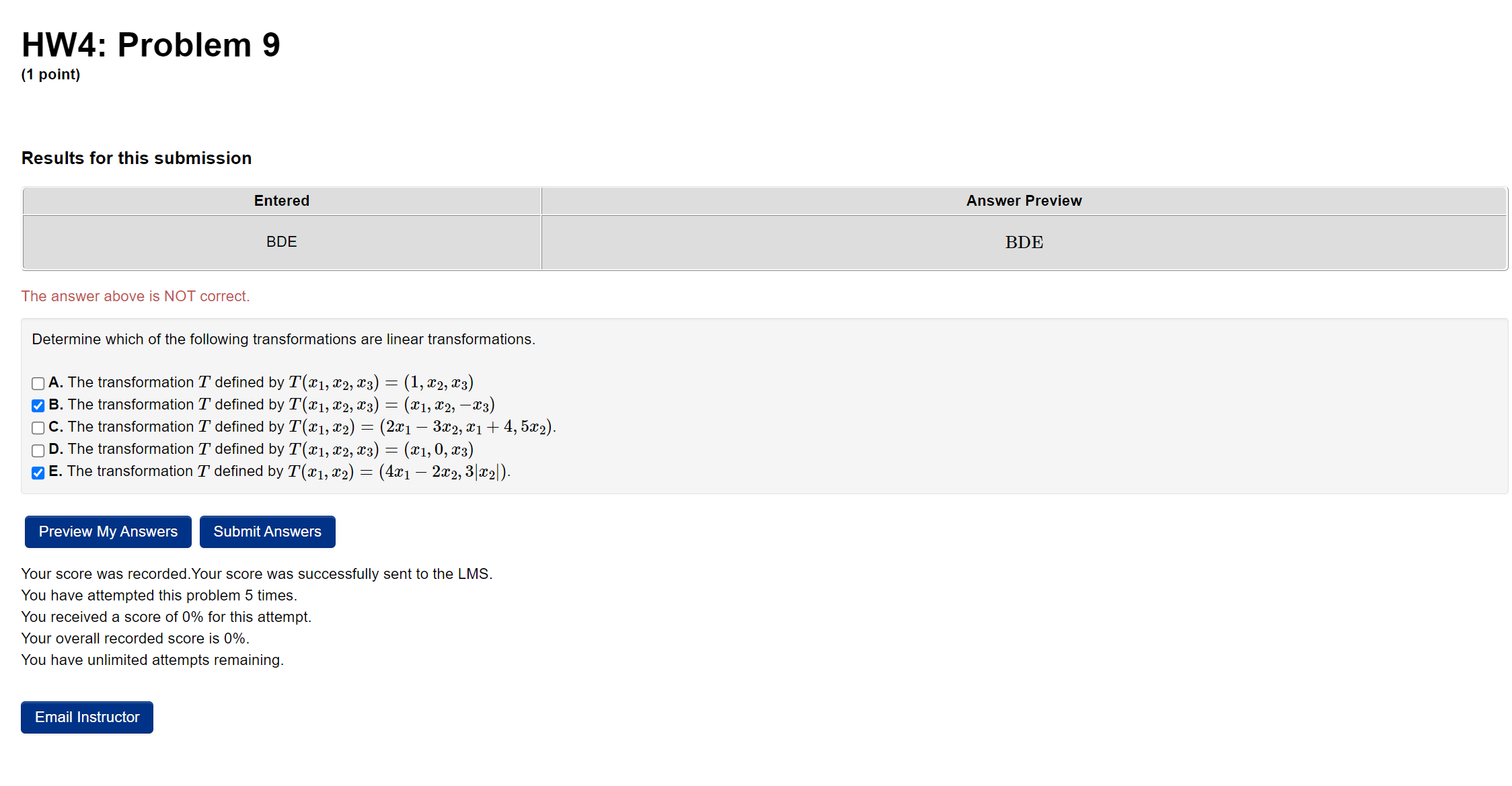 Solved HW4: Problem 9 (1 point) Results for this submission | Chegg.com